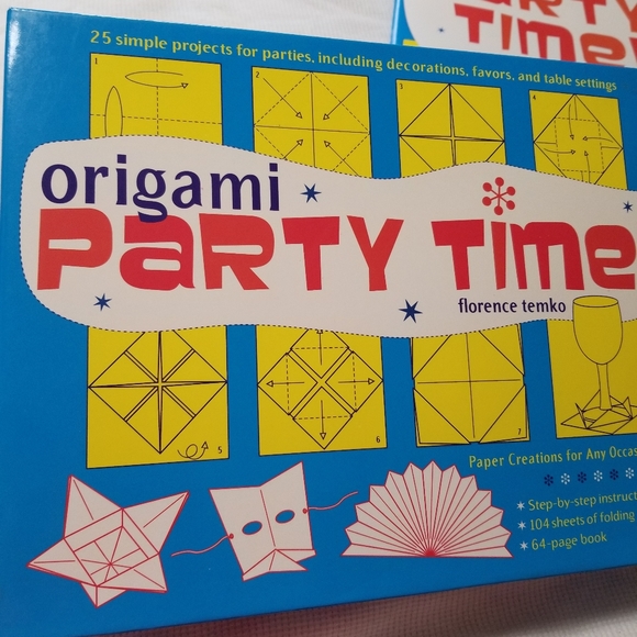 florence temko | Toys | Origami Kit Party Time Kit Step By Step ...